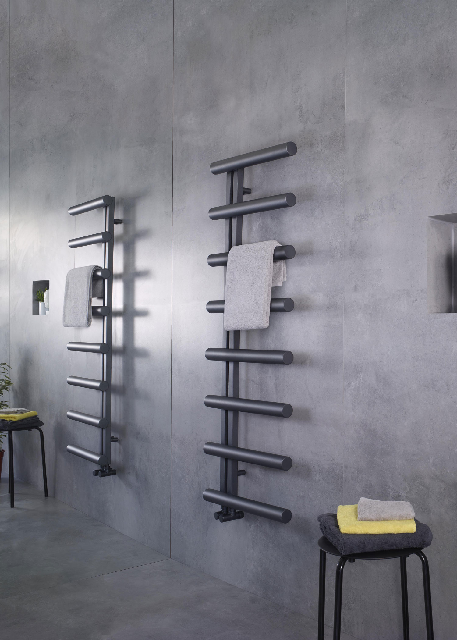 Zehnder Chime Stainless Steel Heated Towel Rail