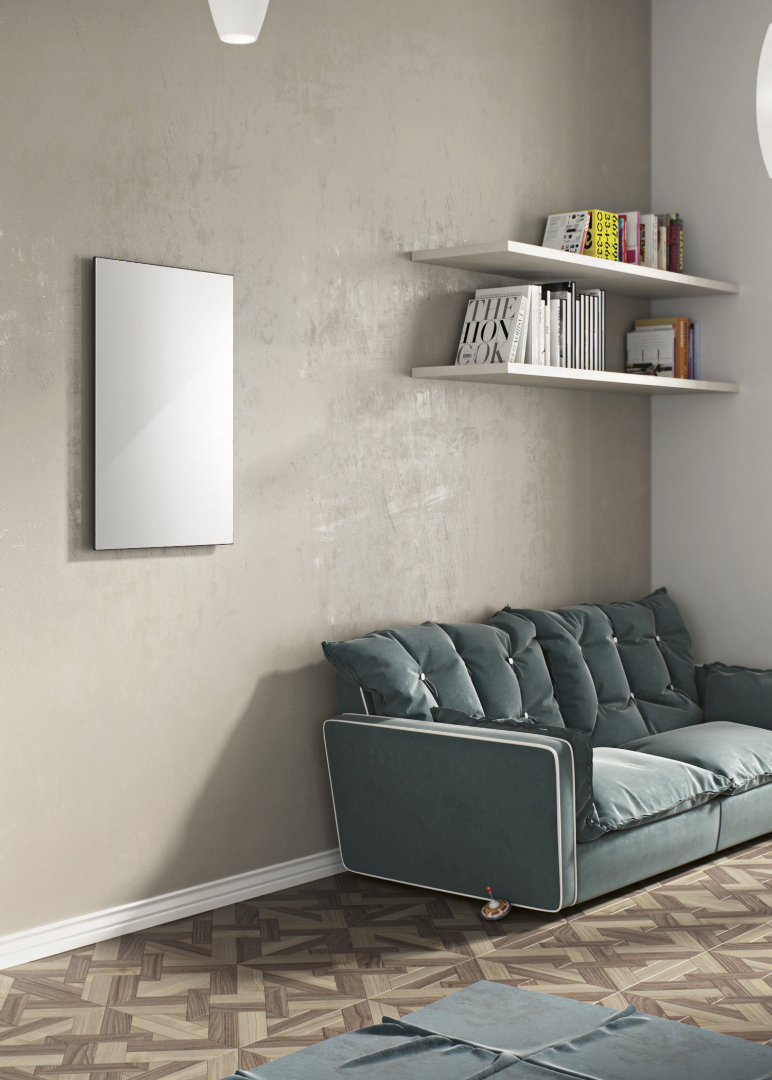 Eucotherm White & Black Glass Infrared Radiator