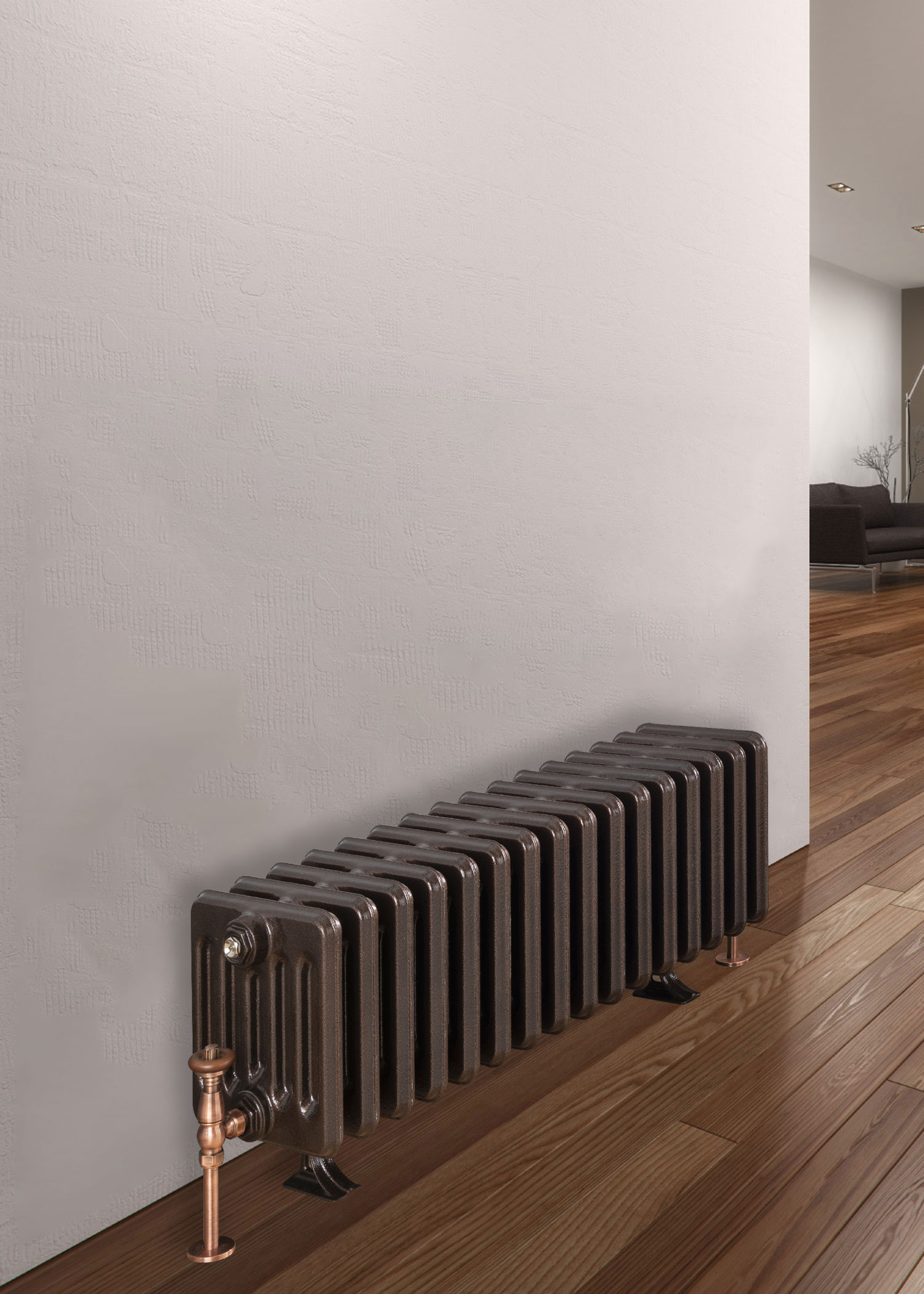 Eton & Bell Bibury 6 Column Cast Iron Radiator - RAL Finishes