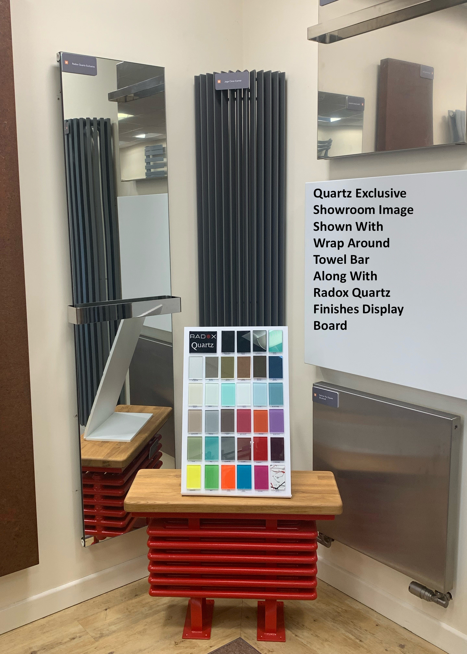 Radox Quartz Exclusive Glass Designer Radiator